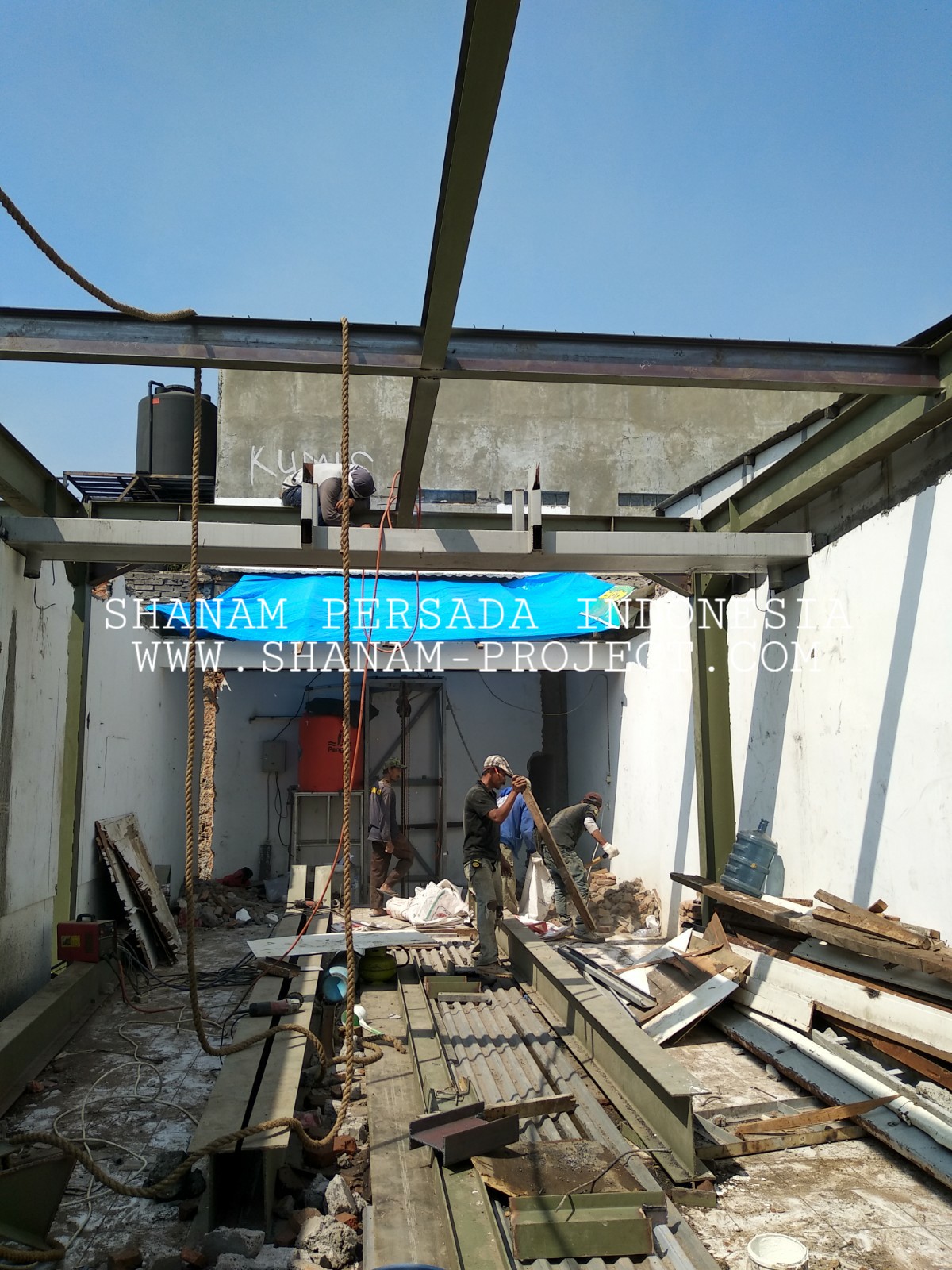 Jasa Pemasangan Baja WF Bandung & Tangerang | PT Shanam Persada Indonesia