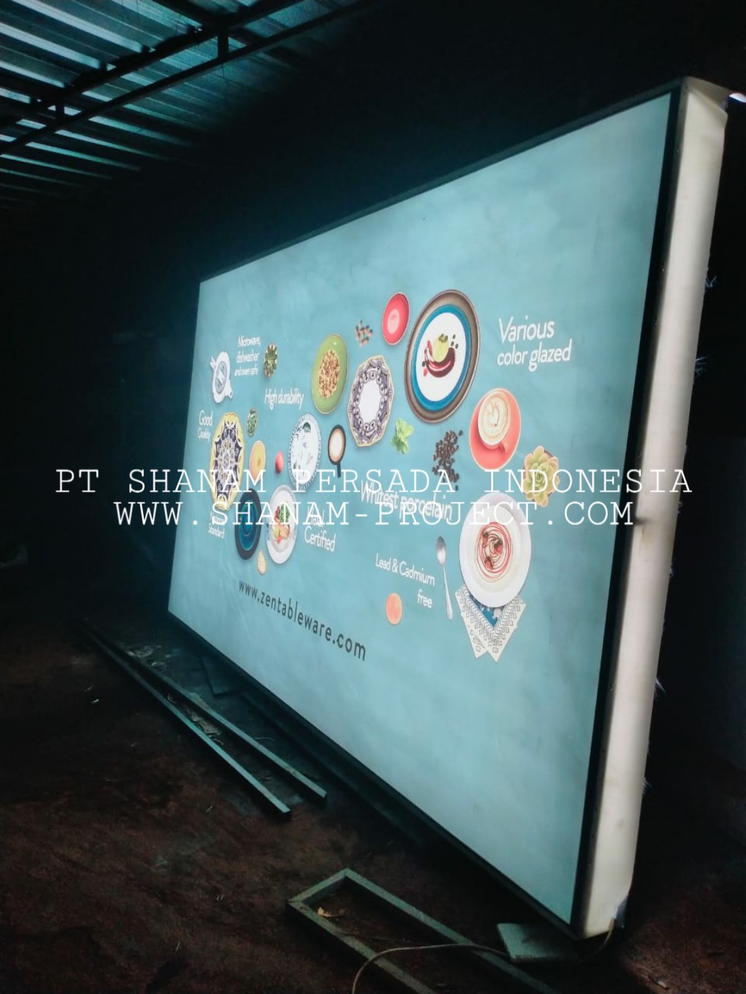 Harga Jasa Produksi Neon Box Tahun 2022 | PT Shanam Persada Indonesia